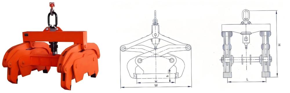 Billet crane clamp - billet lifting clamps china supplier- Crane Parts ...