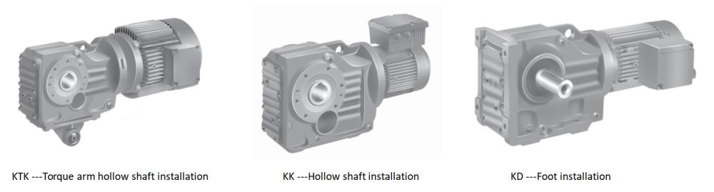 K Series Gear Motor - Gear Motors- K series three-in-one reducerCrane Parts Manufacturer