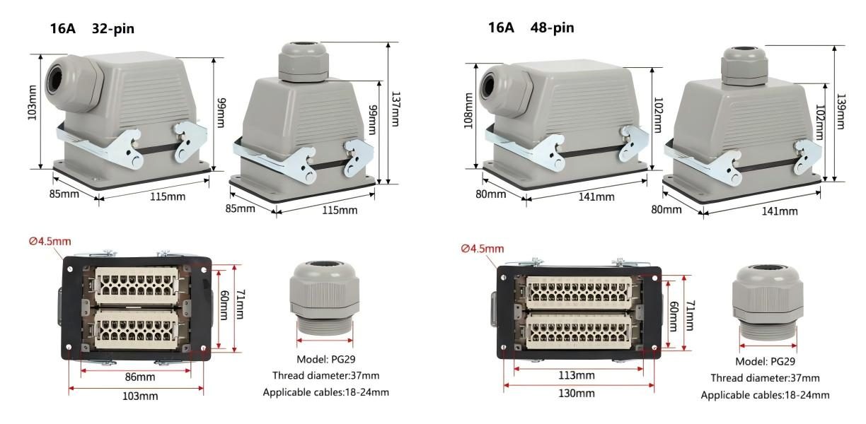 Heavy Duty Aviation Connector - Aviation plug-Quick connector-Crane ...